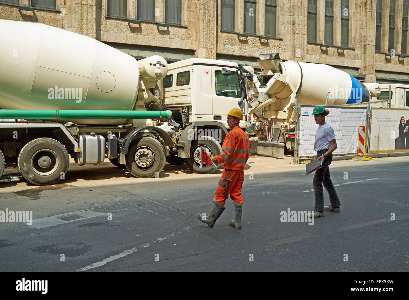 German concrete mixer hi-res stock photography and images - Alamy