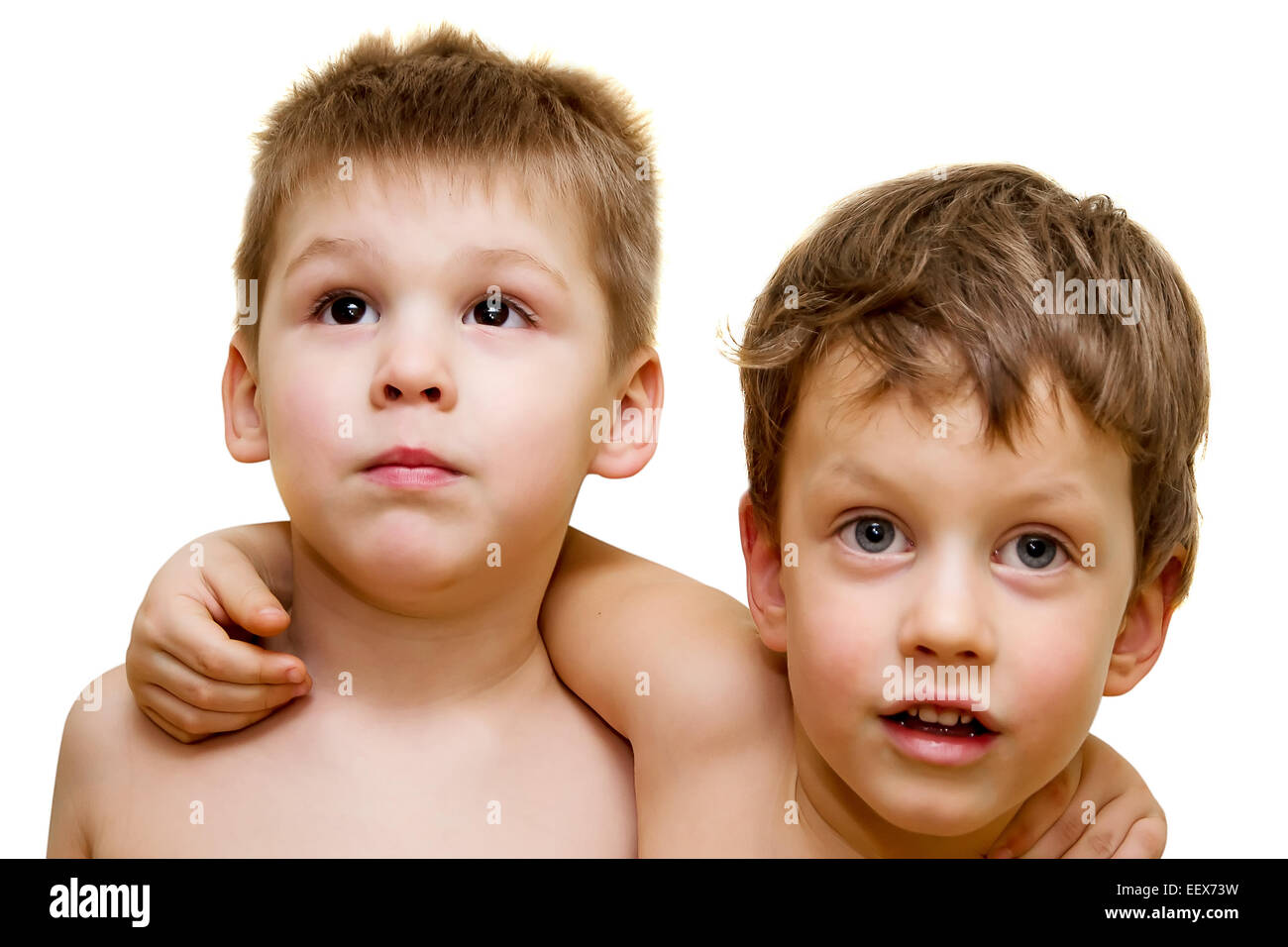 These two boys are best friends Stock Photo - Alamy