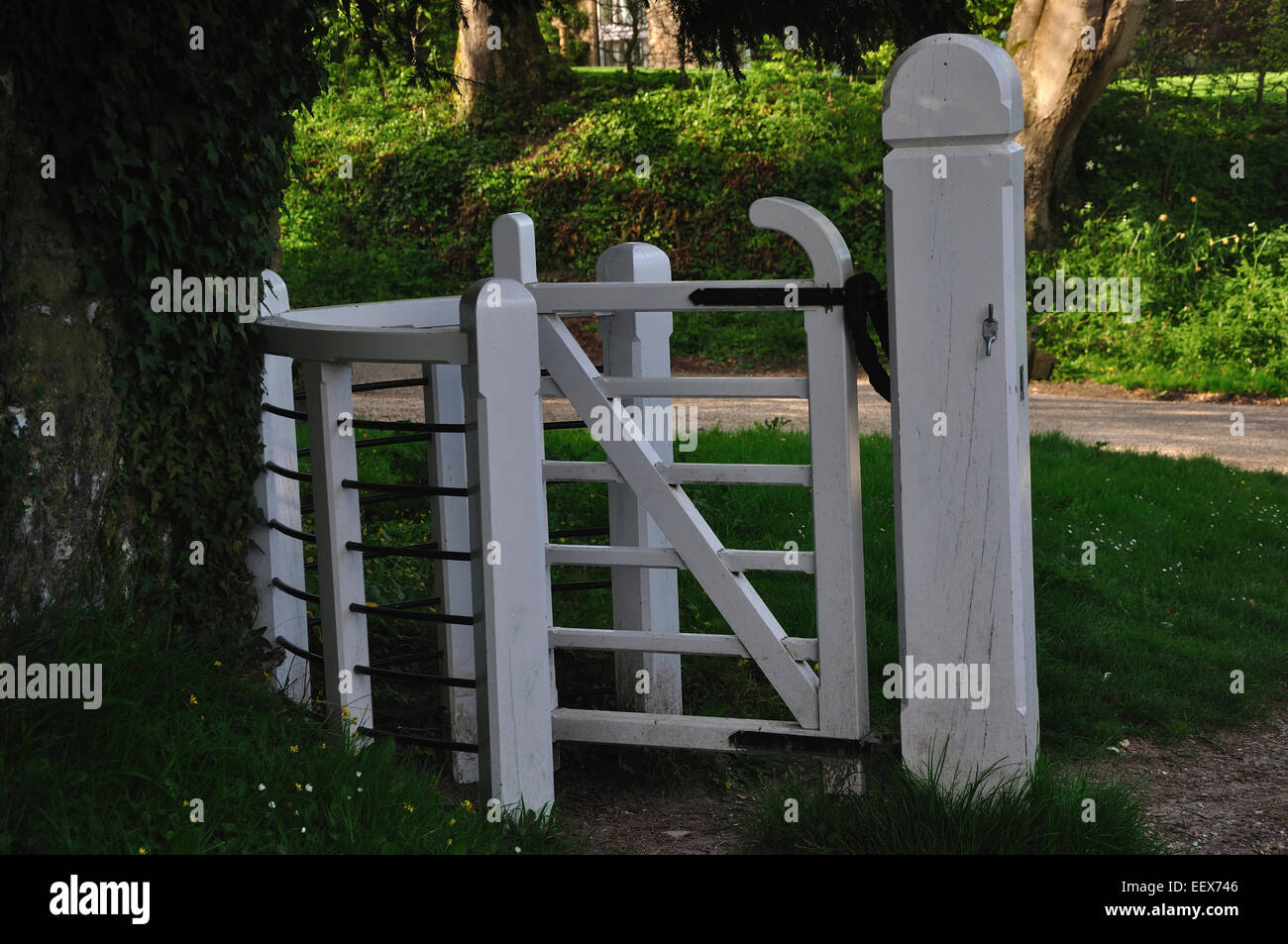 Kissing gate in Sydling St.Nicholas, Dorset Stock Photo - Alamy