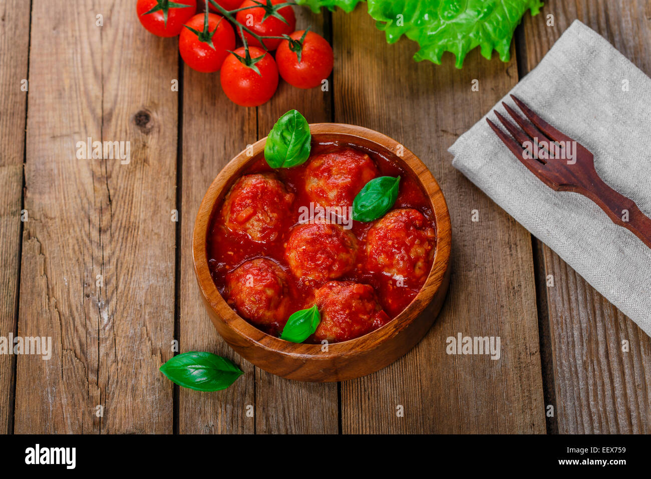 Cooking delicious meatballs tomato sauce hi-res stock photography and ...