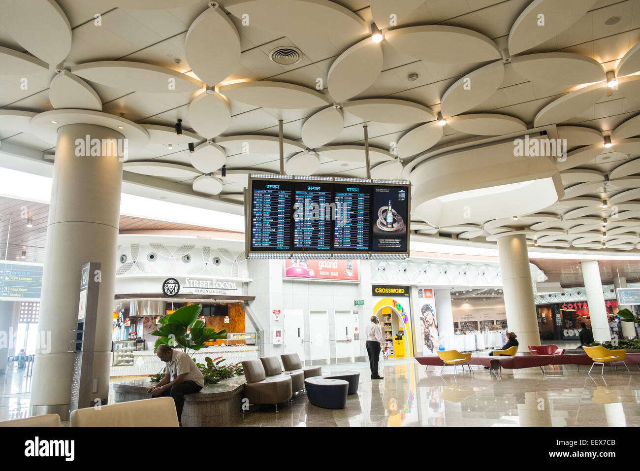 Departure terminal at Chhatrapati Shivaji International Airport,Mumbai ...