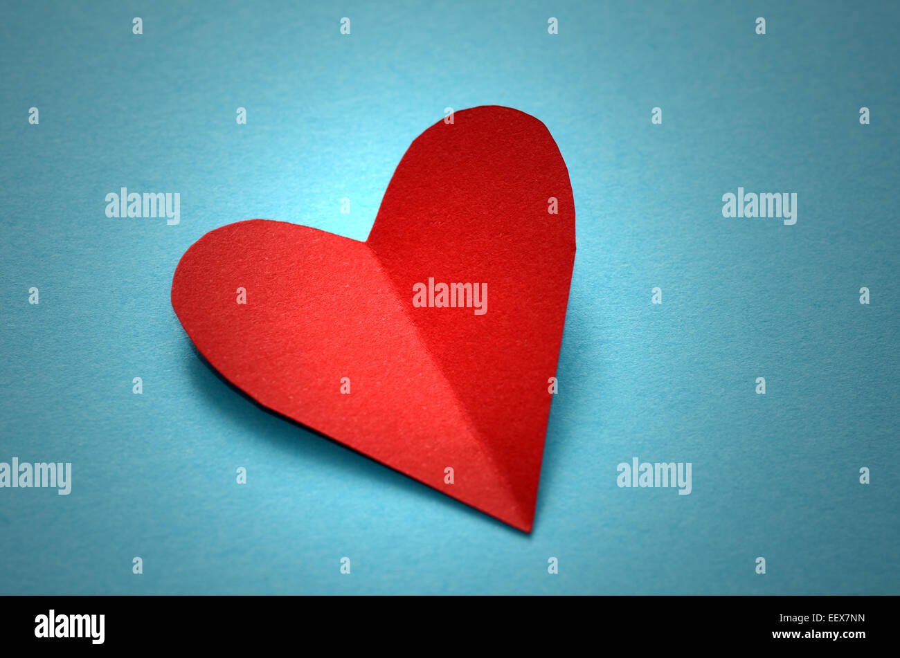 heart cutted from paper lies on the paper background Stock Photo - Alamy