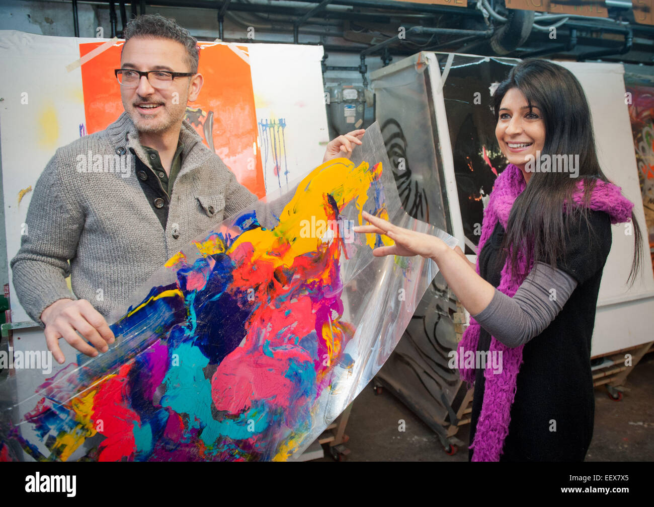 Pakistani american artists hi-res stock photography and images - Alamy