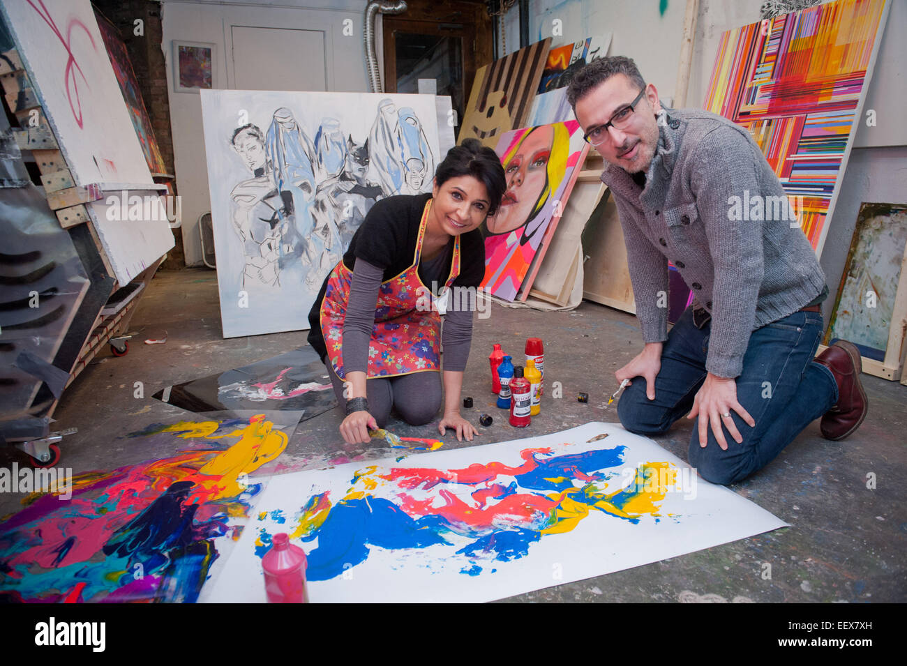 Pakistani american artists hi-res stock photography and images - Alamy