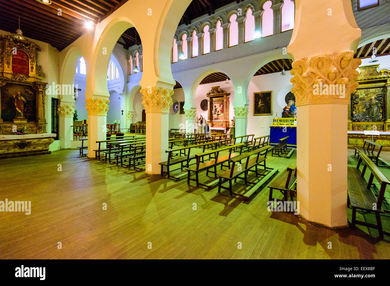 The Old Main Synagogue of Segovia, Spain. The synagogue was converted ...