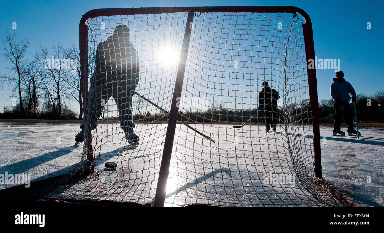 Pond Hockey Wallpaper