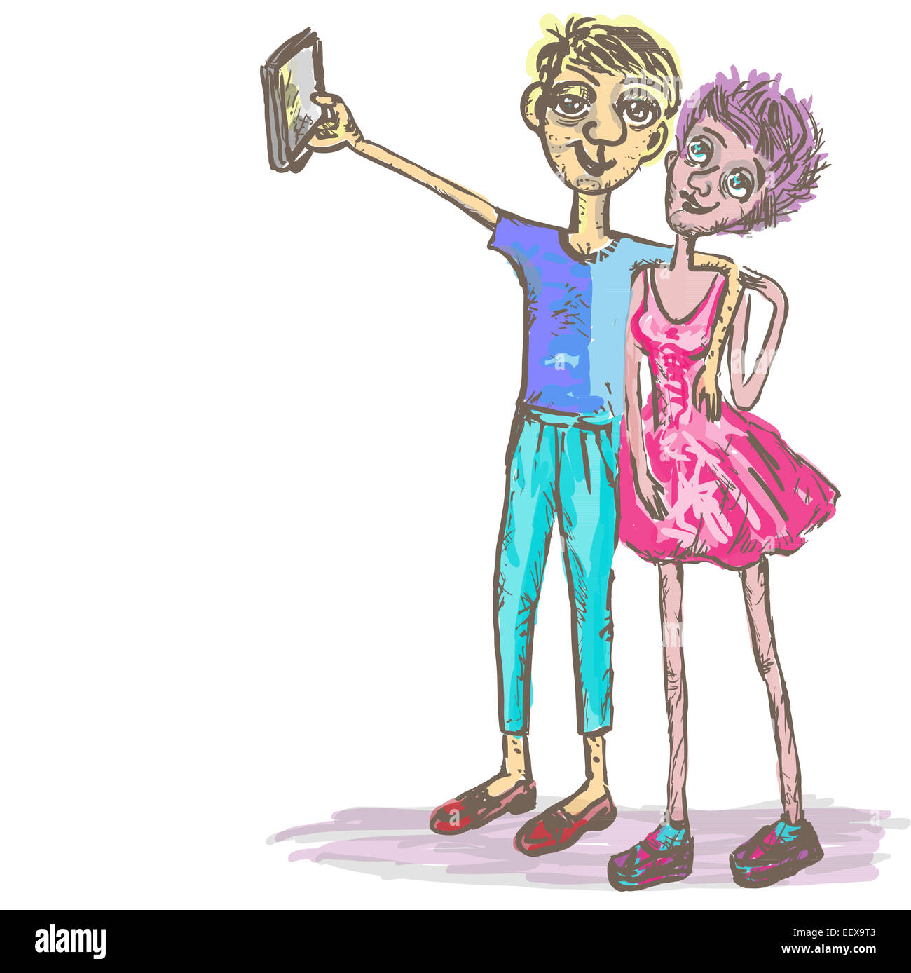 Comical caricature hi-res stock photography and images - Alamy