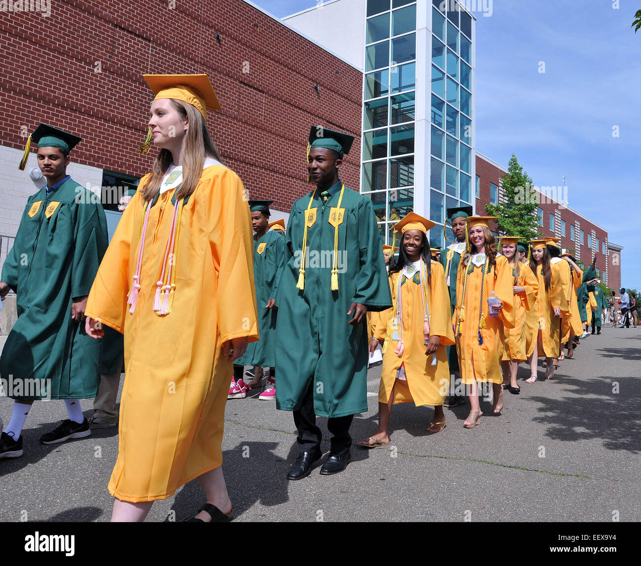 College graduation usa ceremony hi-res stock photography and images - Alamy