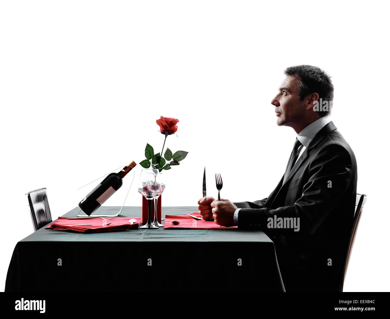 Very hungry white man hi-res stock photography and images - Alamy