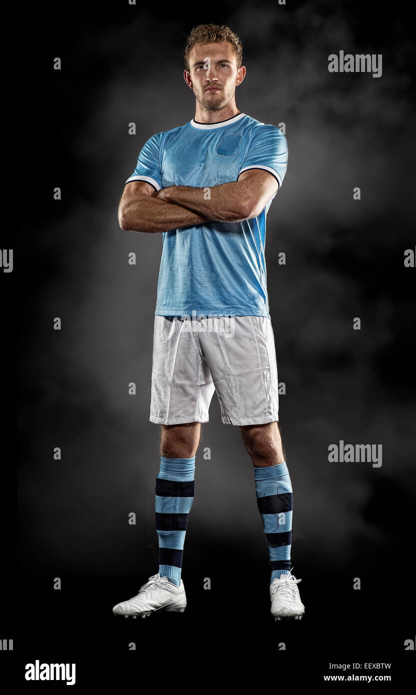 Competitive young man football player hi-res stock photography and ...