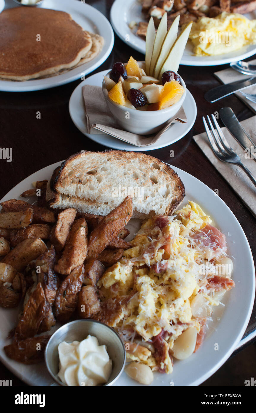 Brunch in Portland, Oregon Stock Photo - Alamy