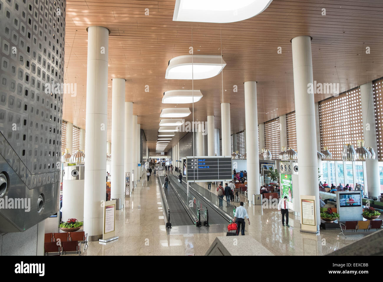 Departure terminal at Chhatrapati Shivaji International Airport,Mumbai ...