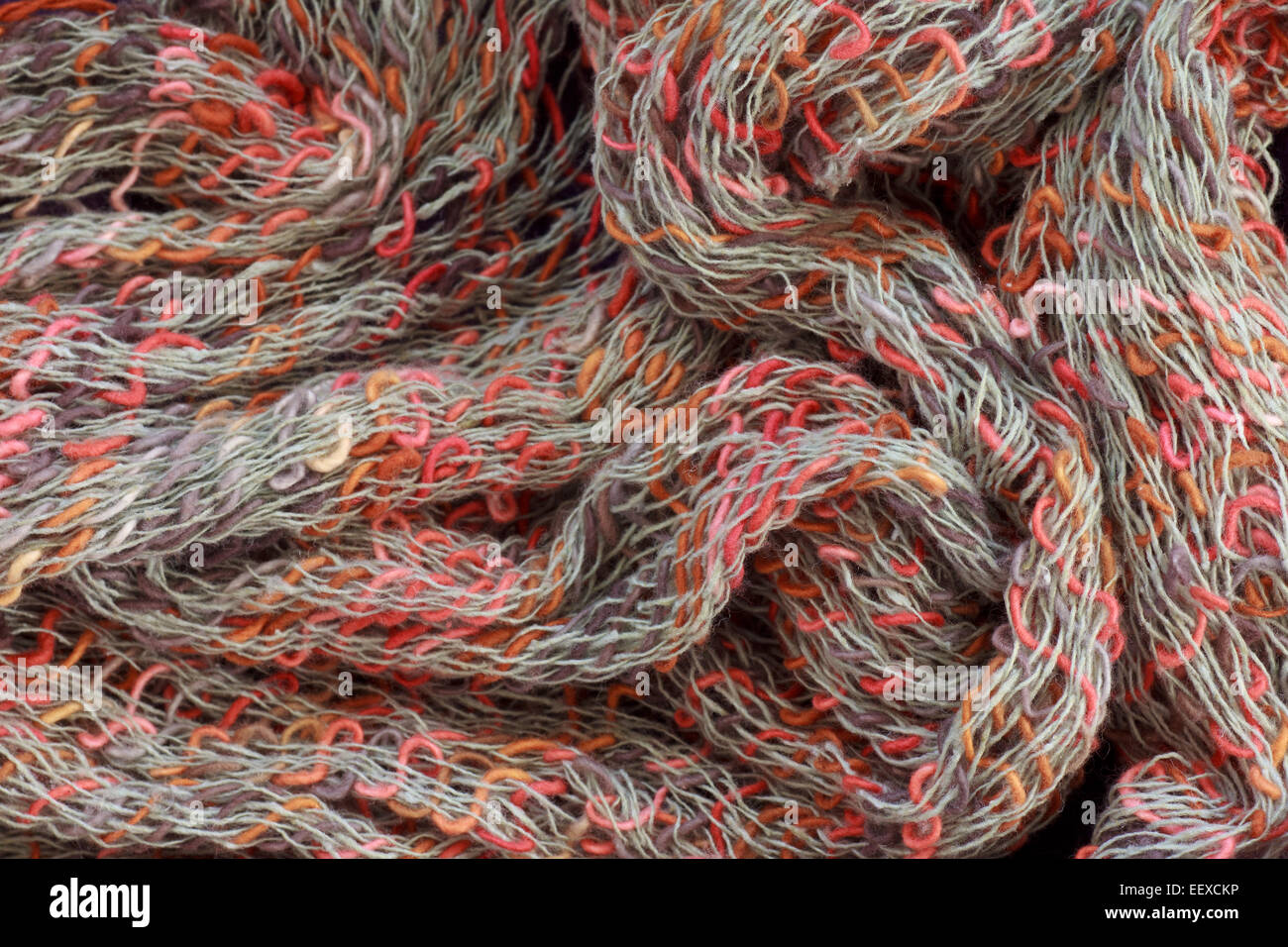 Twisted Colorful Fishnet Stock Photo - Alamy