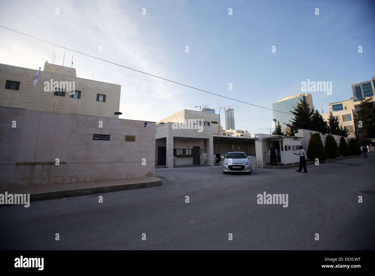 Jornalists gather at the Japanese Embassy where the emergency ...