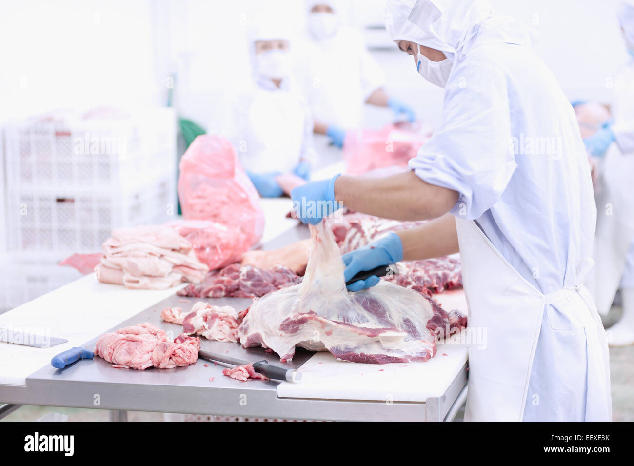 Cuts of pork hi-res stock photography and images - Alamy