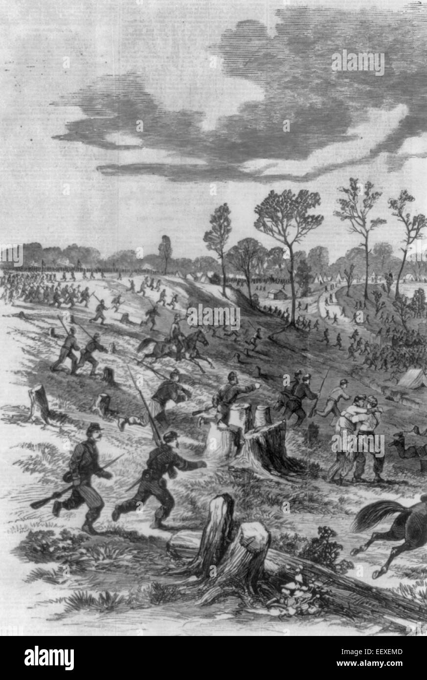 Battle shiloh battle pittsburgh landing Black and White Stock Photos ...