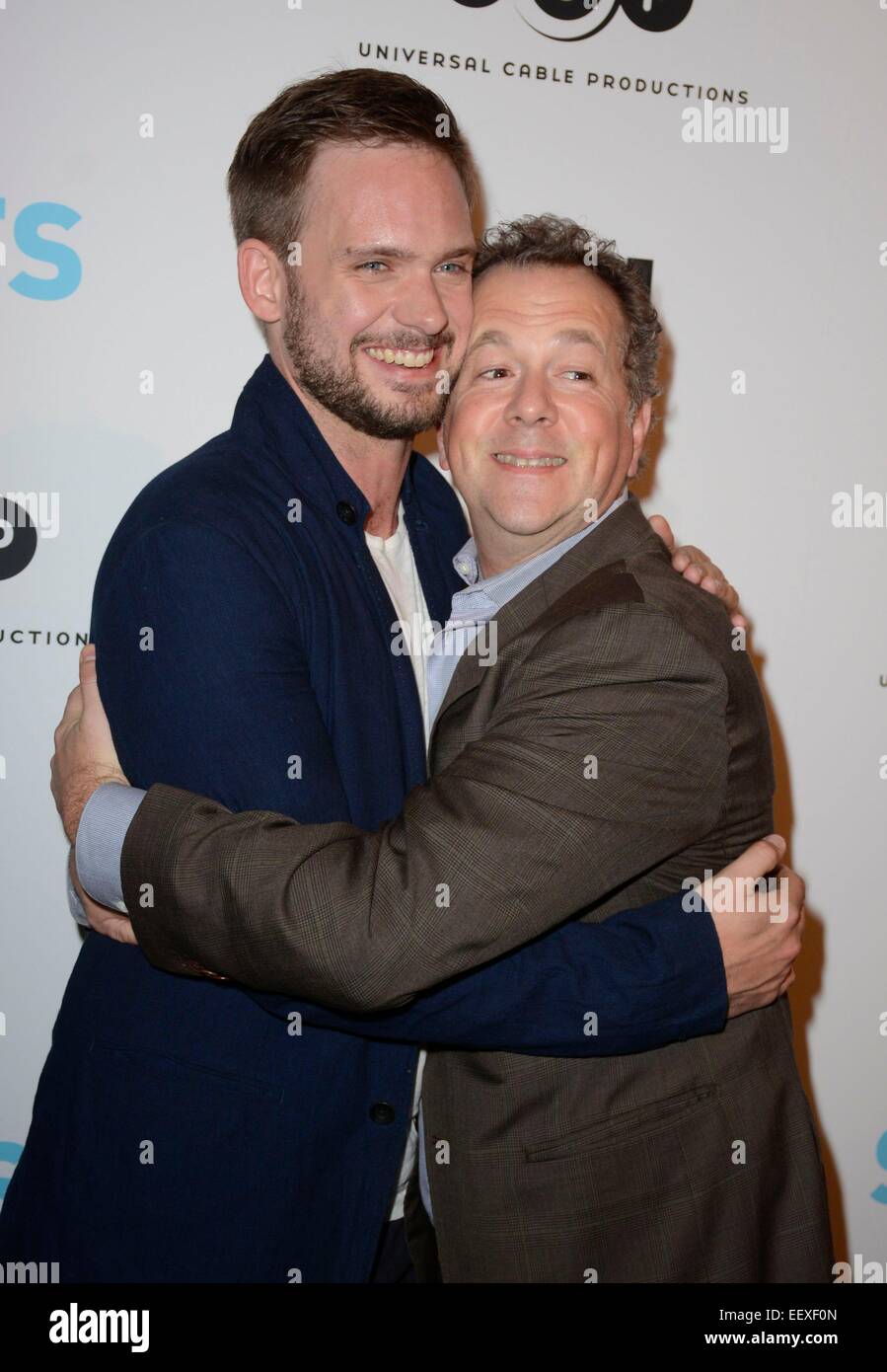 New York, NY, USA. 22nd Jan, 2015. Patrick J. Adams, David Costabile at ...