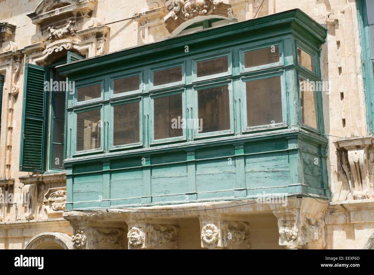 Baroque buildings on Archbishop Street overlooking St George's Square ...