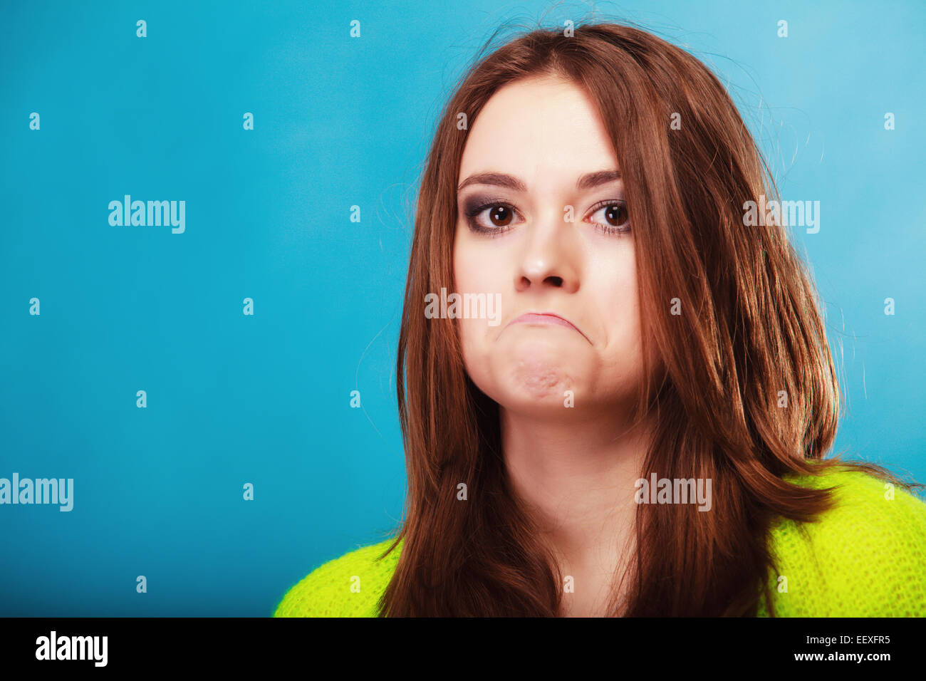 Weird Facial Expression Girl