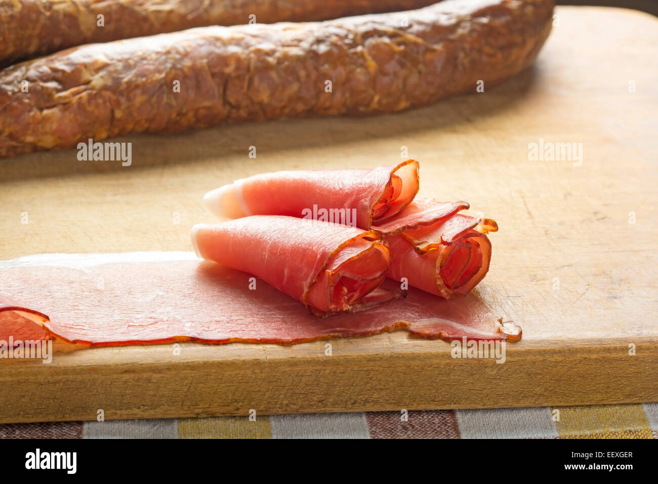 Rolled bacon hi-res stock photography and images - Alamy