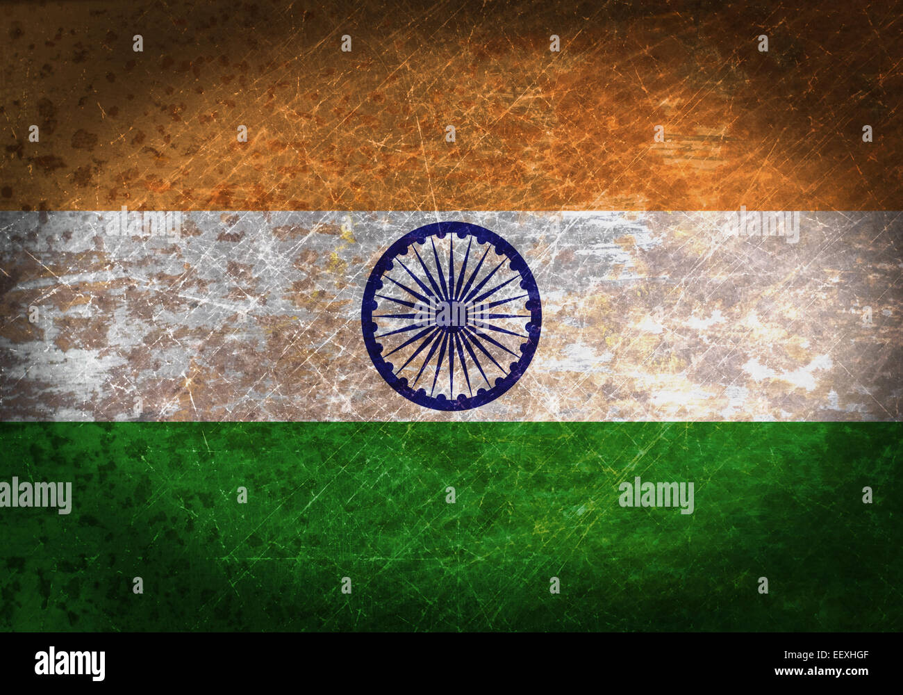 Flag india hi-res stock photography and images - Alamy