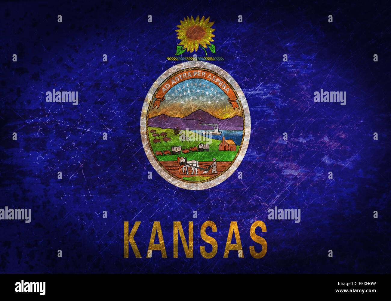 Kansas national flag hi-res stock photography and images - Alamy