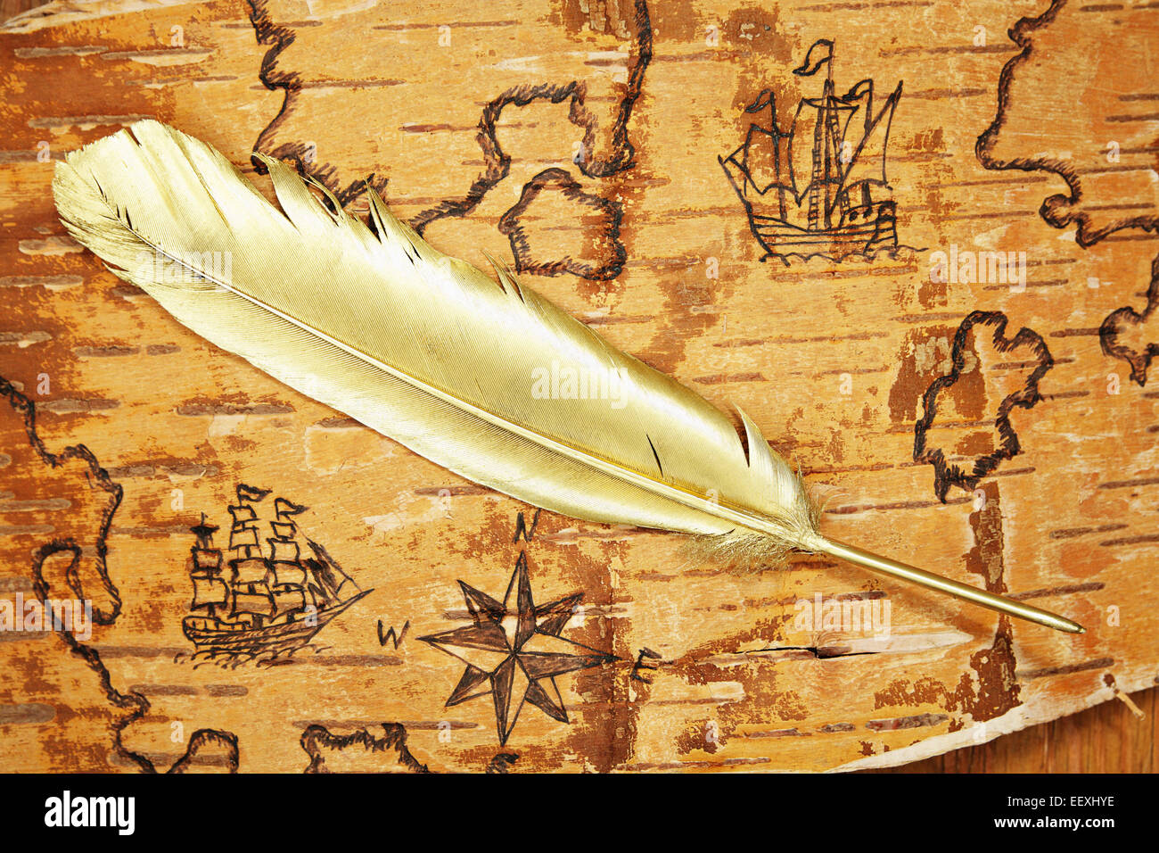 Gold ship hi-res stock photography and images - Alamy