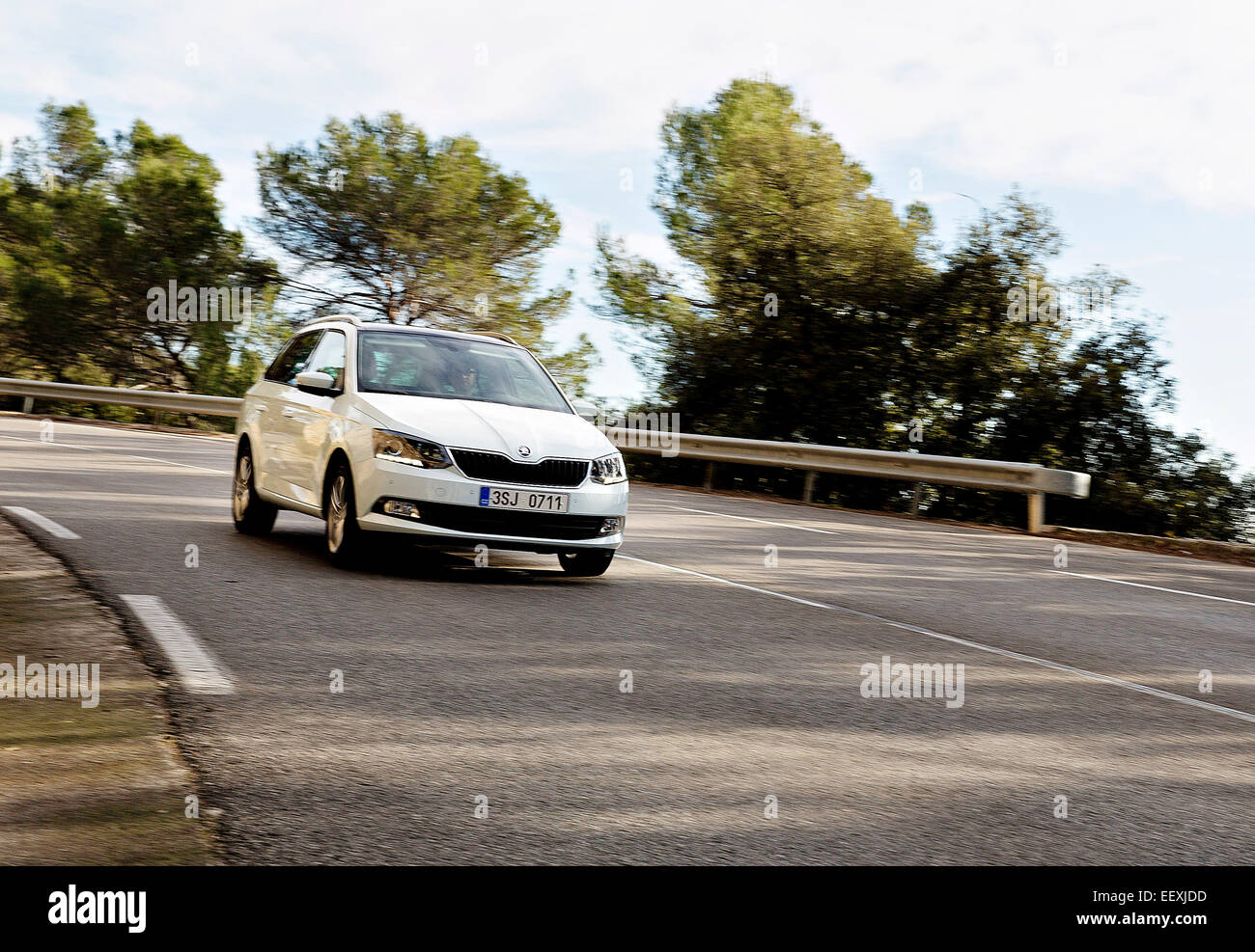 Skoda Fabia Combi, third generation Stock Photo - Alamy