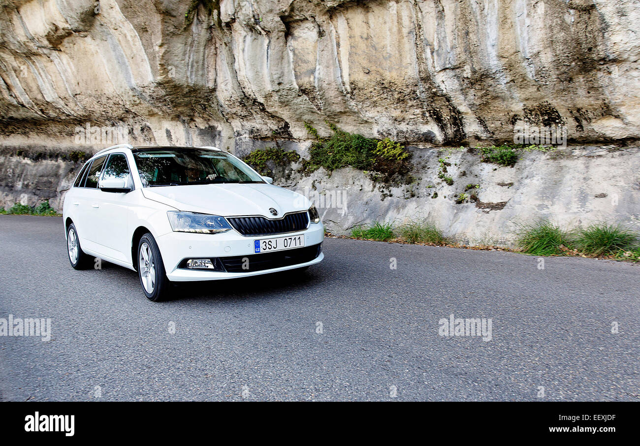 Skoda Fabia Combi, third generation Stock Photo - Alamy