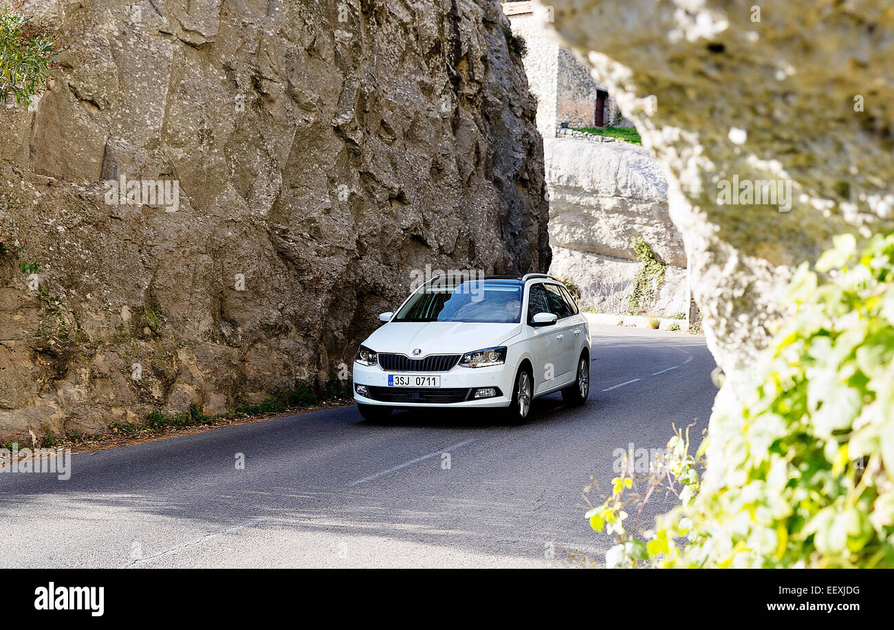 Skoda Fabia Combi, third generation Stock Photo - Alamy
