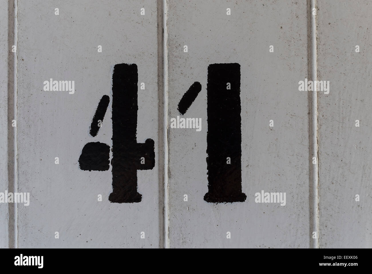 Number 41 High Resolution Stock Photography and Images - Alamy