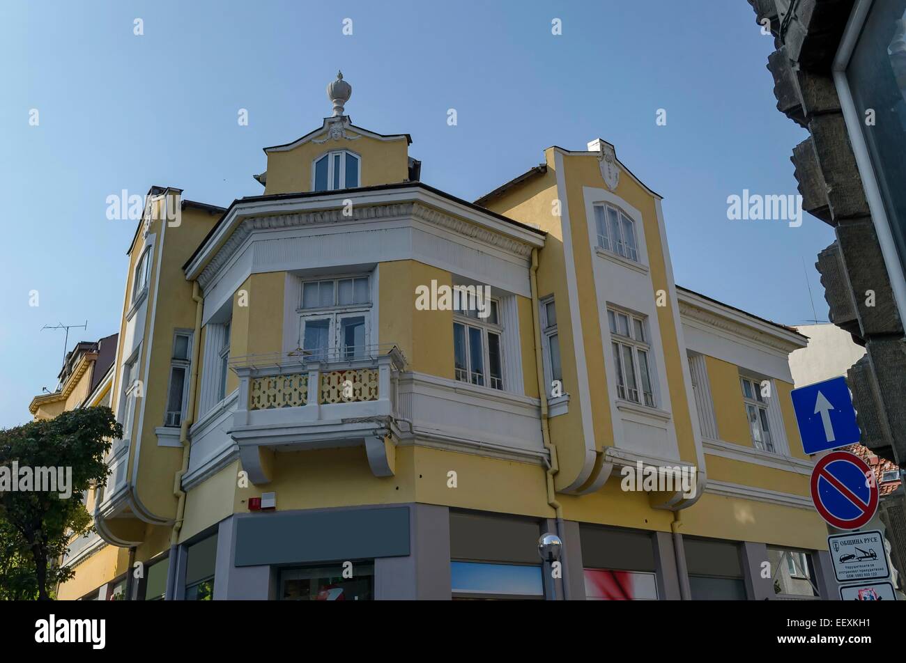 Old renovated building in Ruse town, Bulgaria Stock Photo - Alamy