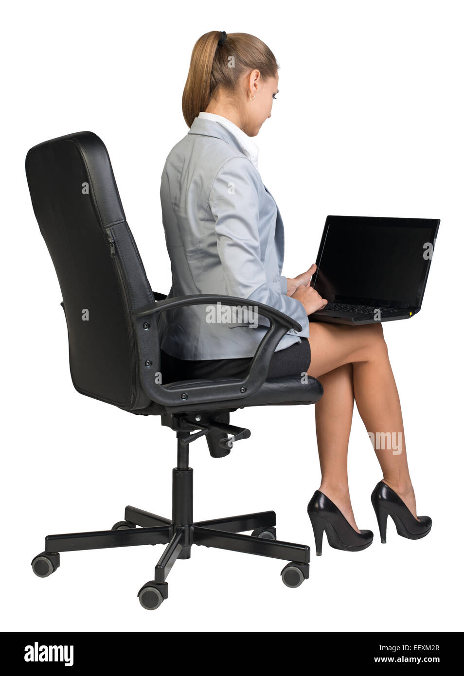 Woman behind screen Cut Out Stock Images & Pictures - Alamy