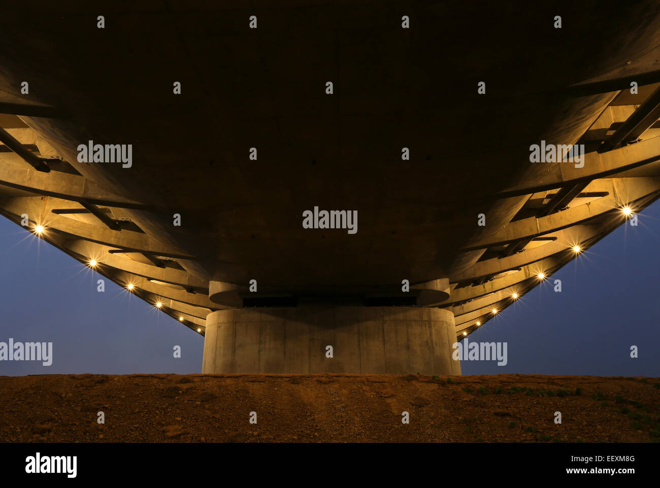 underside of a bridge Stock Photo - Alamy