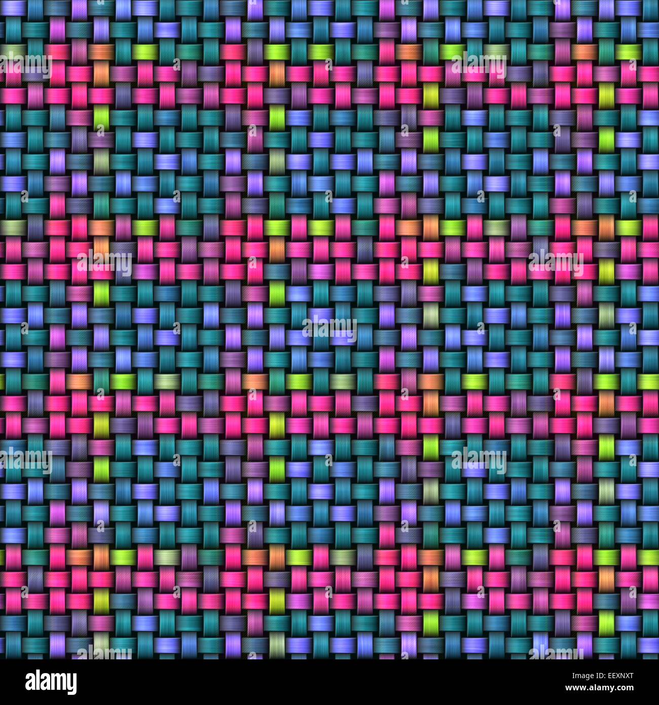 Colorful abstract intertwined rattan seamless texture Stock Photo - Alamy