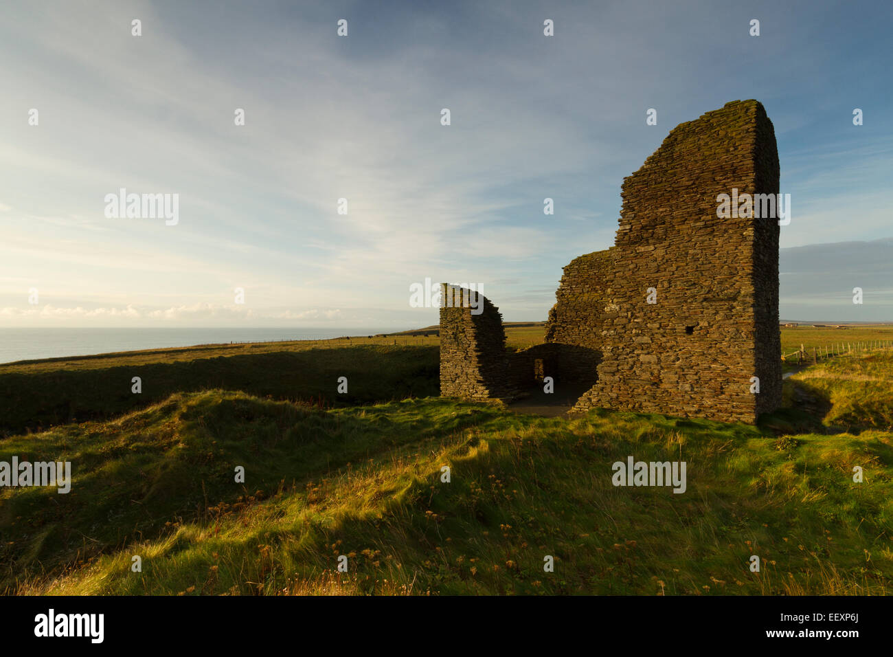 Castle of Old Wick, Caithness Stock Photo - Alamy