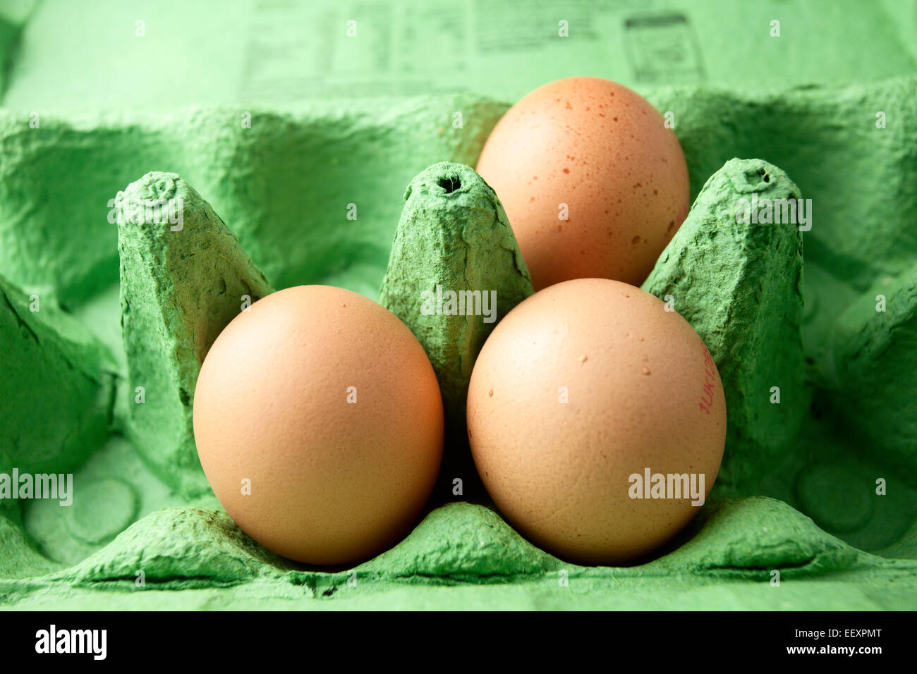 Free range eggs box hi-res stock photography and images - Alamy