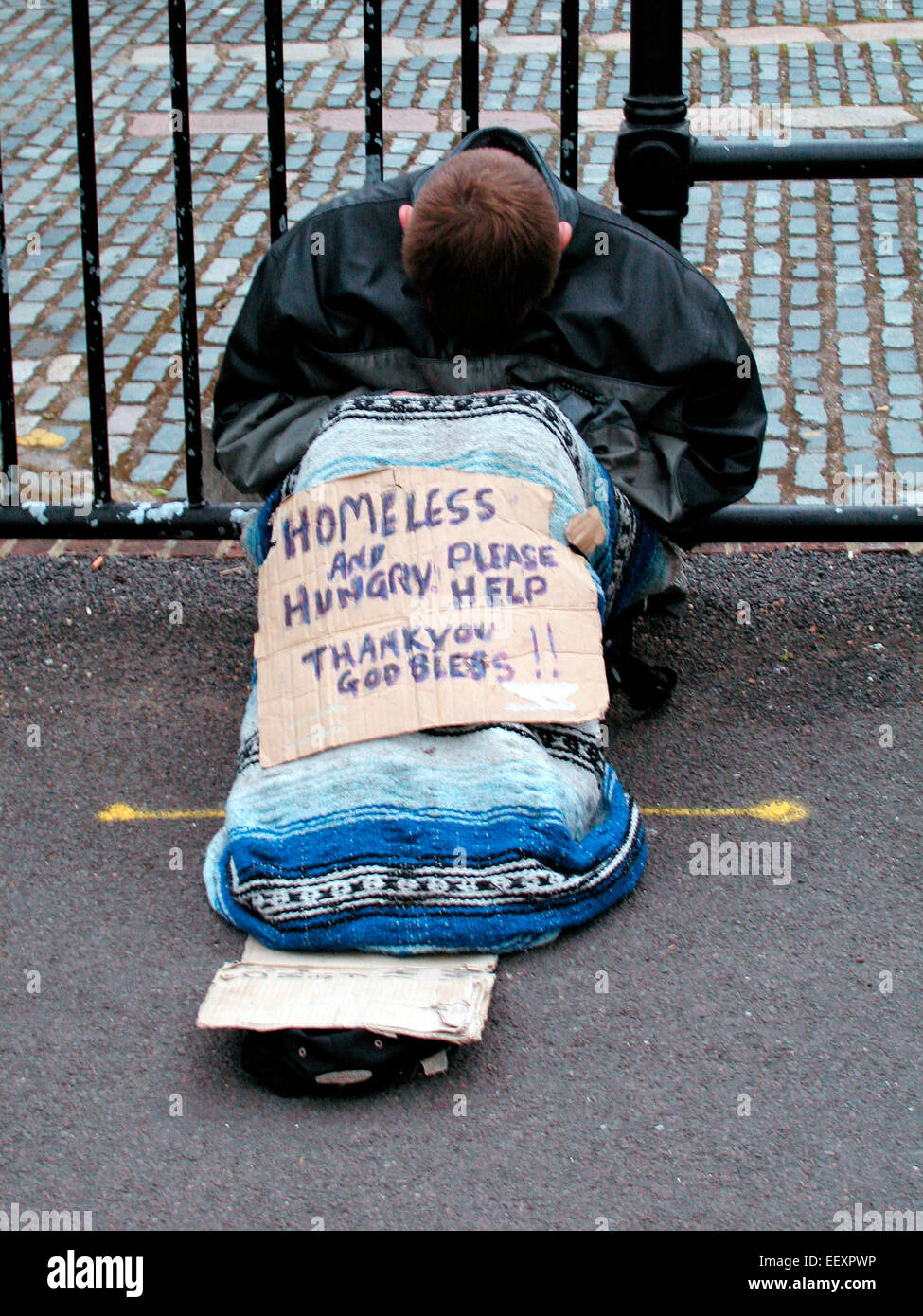 Starving Homeless People
