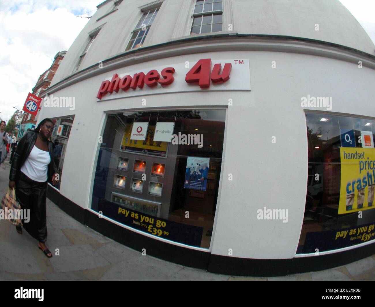 phones 4u mobile phone outlet Stock Photo - Alamy