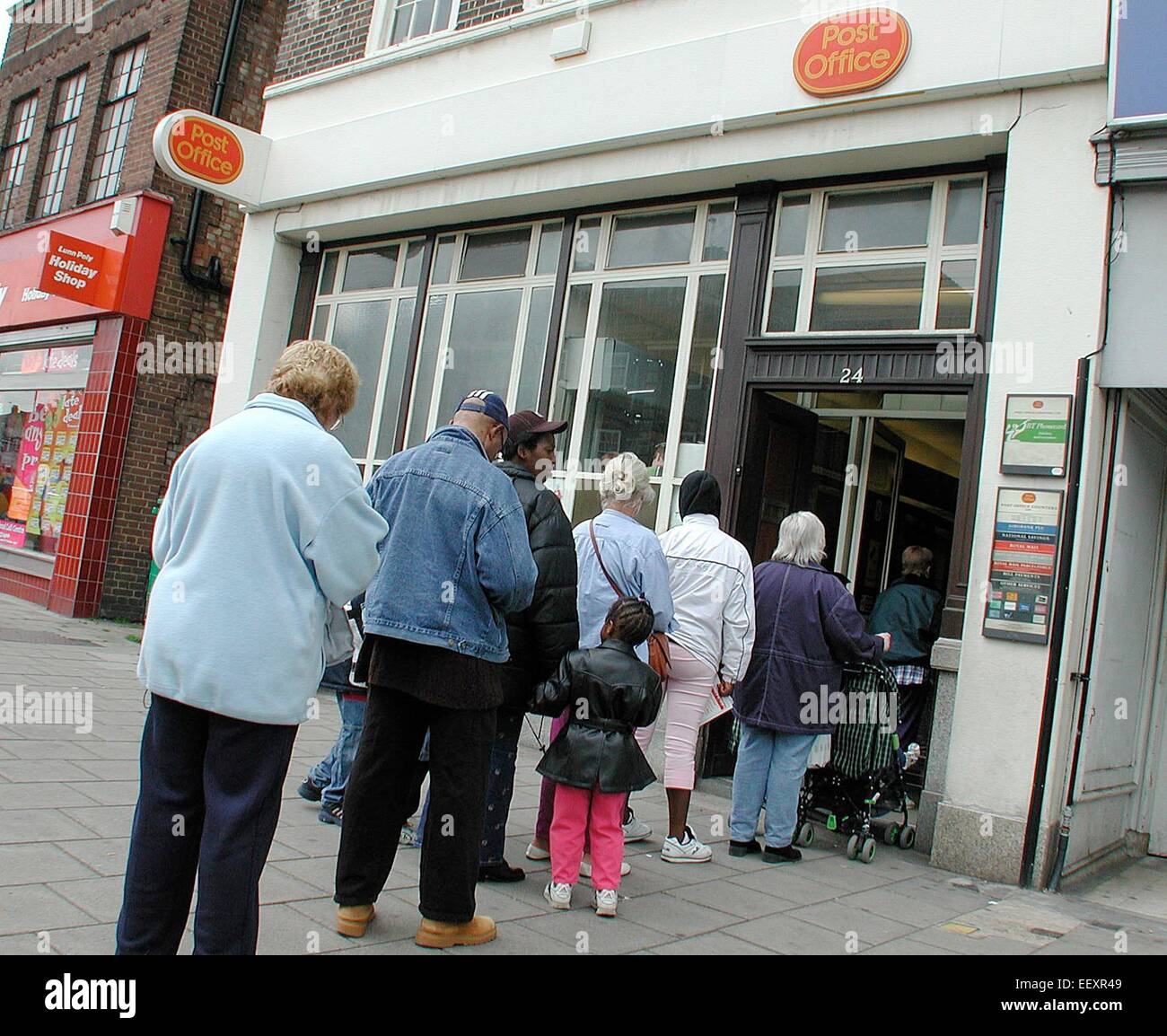 Post office queue hi-res stock photography and images - Alamy