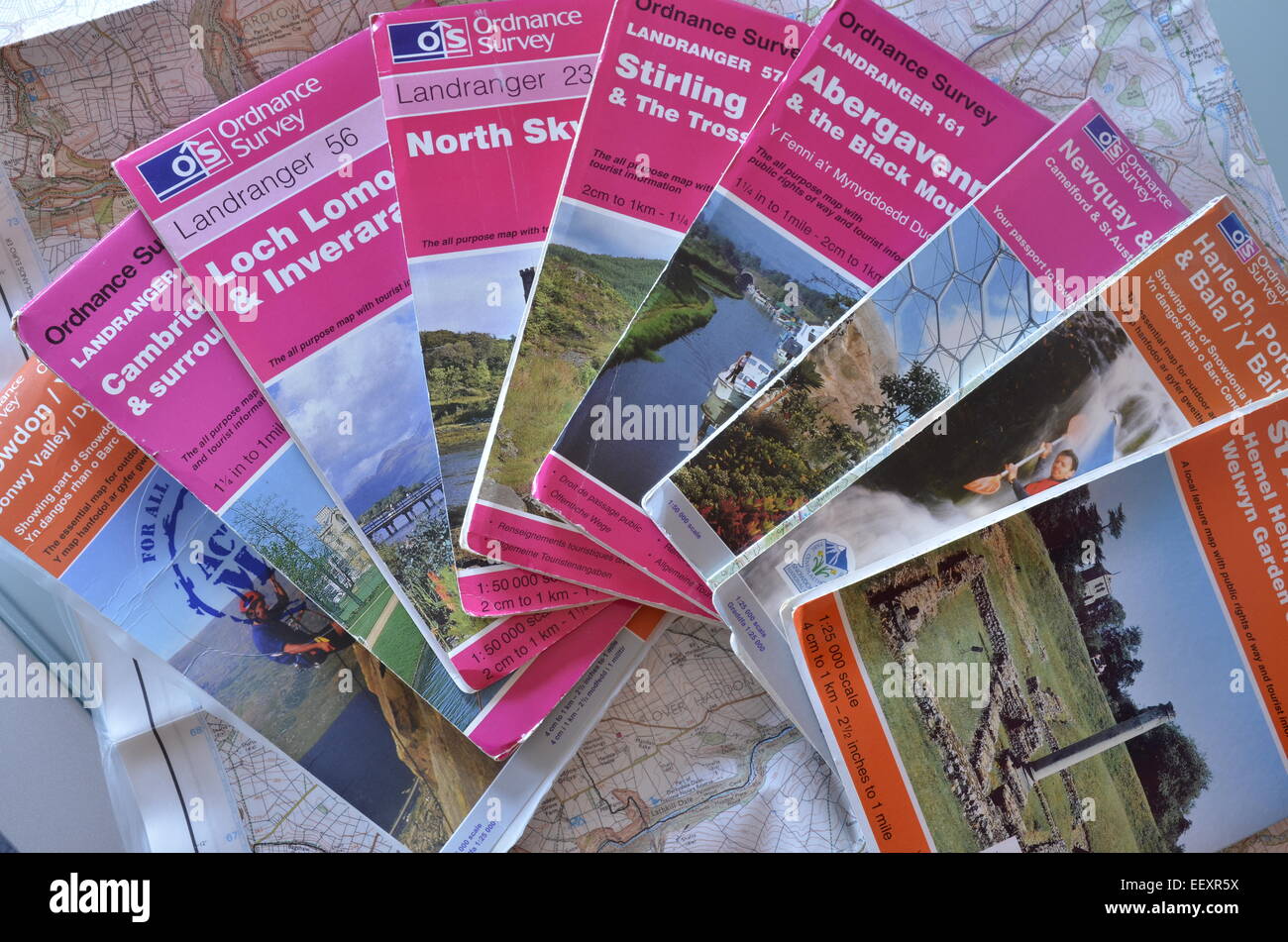 Ordnance survey maps hi-res stock photography and images - Alamy