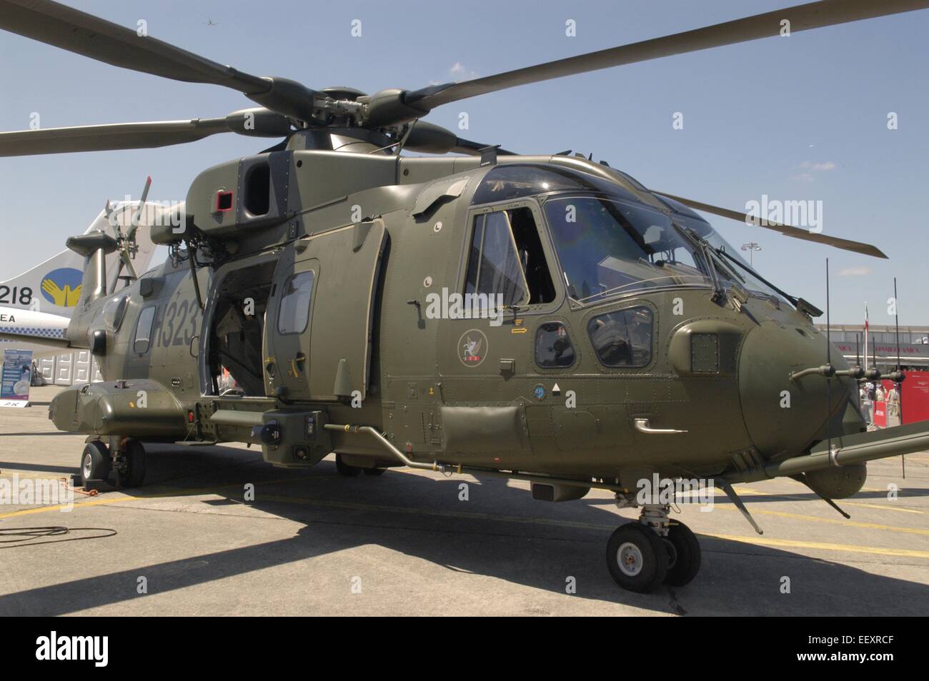 helicopter Agusta Westland EH 101 Stock Photo - Alamy