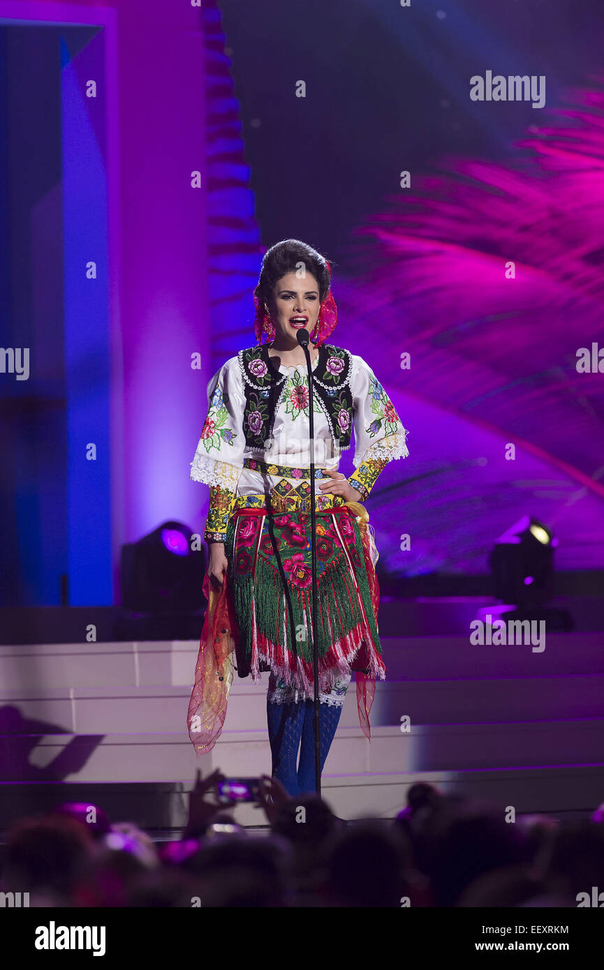 Miami, FL, USA. 21st Jan, 2015. Miami, FL - Jan 21: Zhaneta Byberi ...