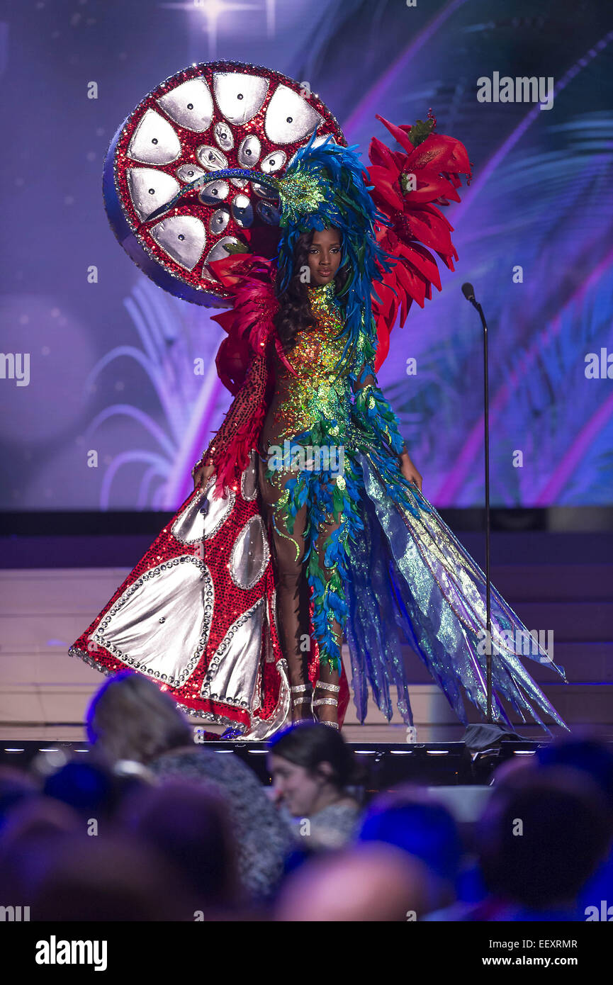 Miami, FL, USA. 21st Jan, 2015. Miami, FL - Jan 21: Miss Trinidad ...