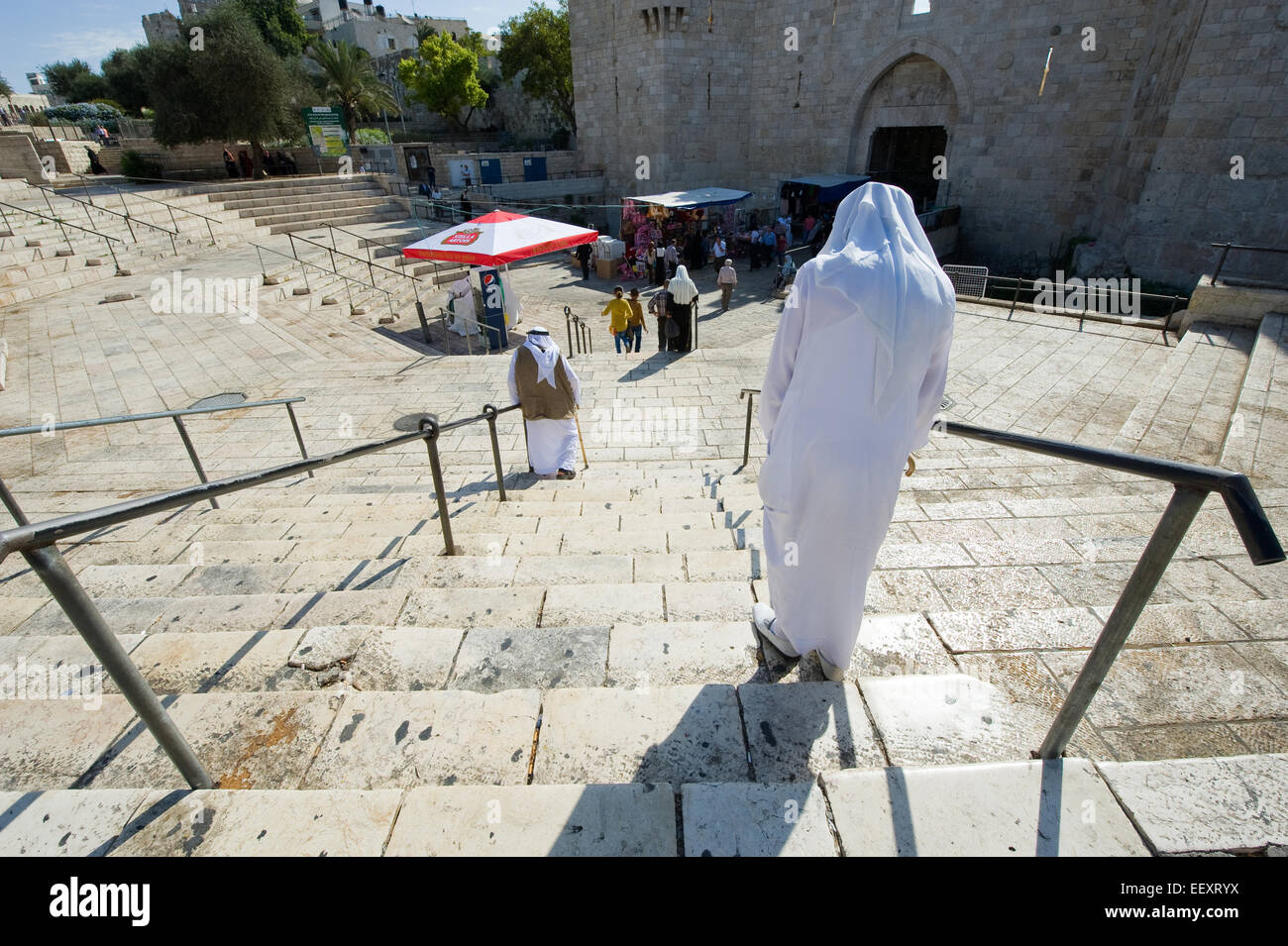 Jerusalem stairs hi-res stock photography and images - Alamy