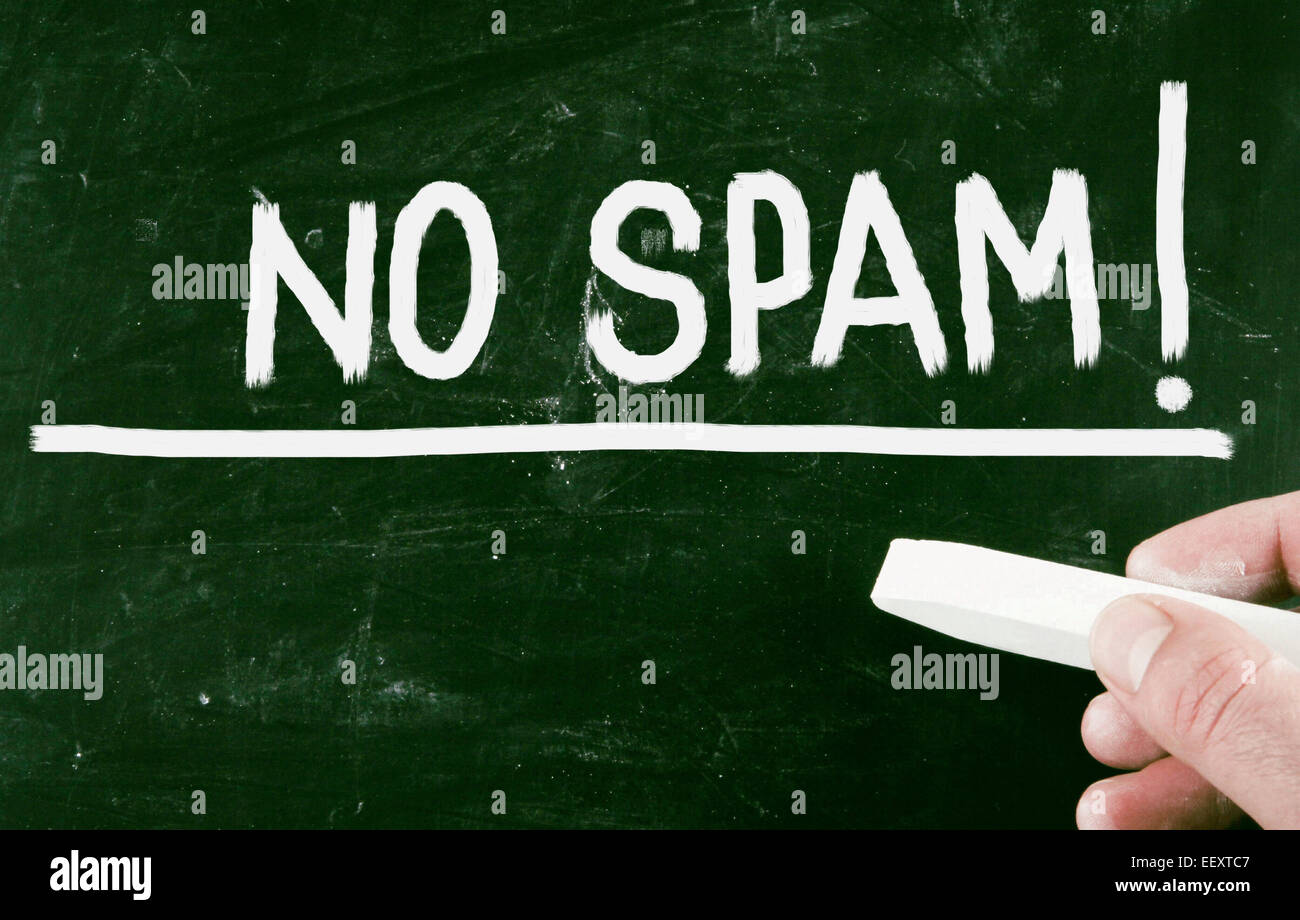 no spam concept Stock Photo - Alamy