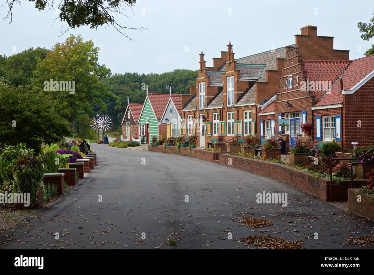 Replica of a Dutch village on Windmill Island in Holland, Michigan ...