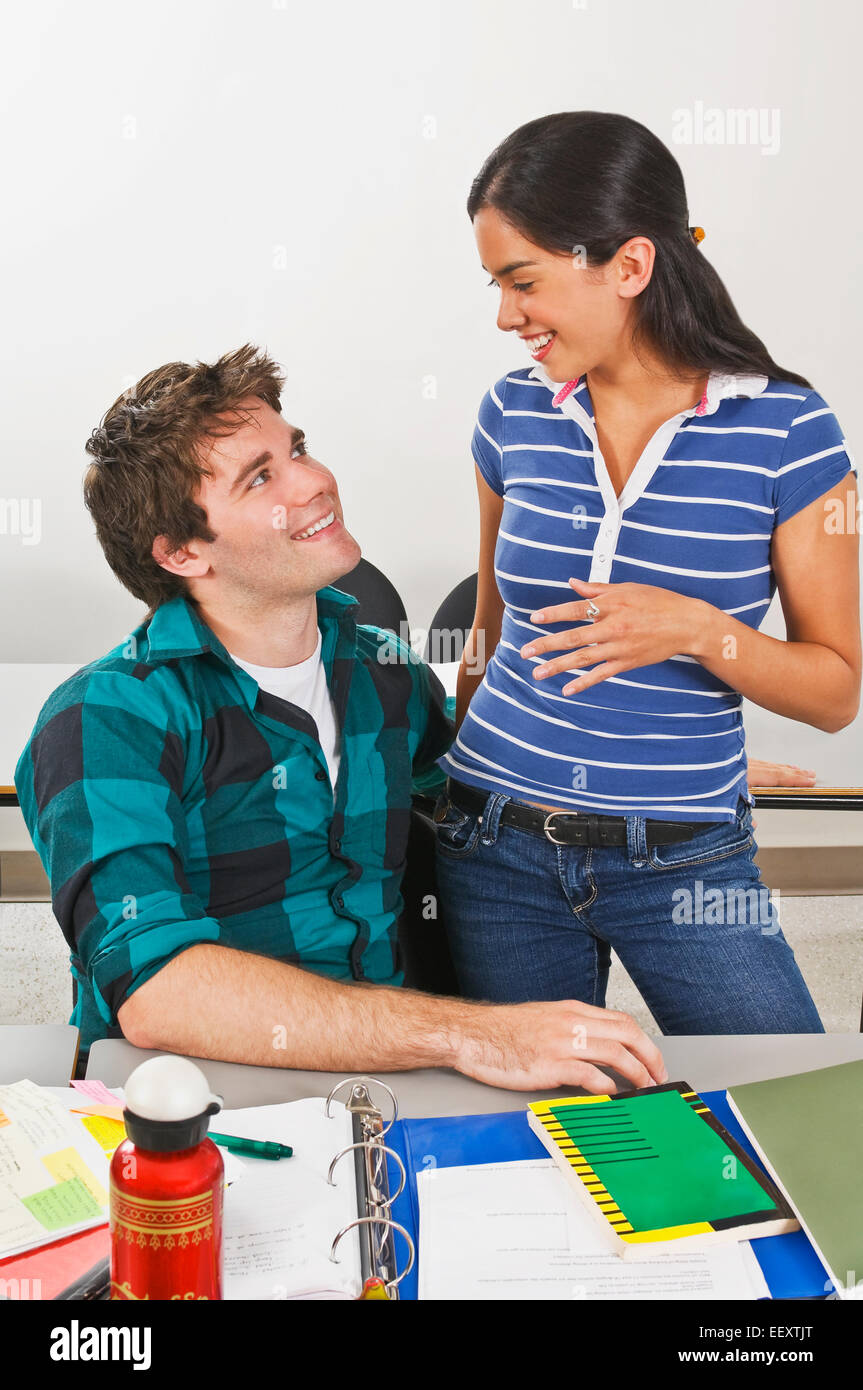 2 males teacher student hi-res stock photography and images - Alamy