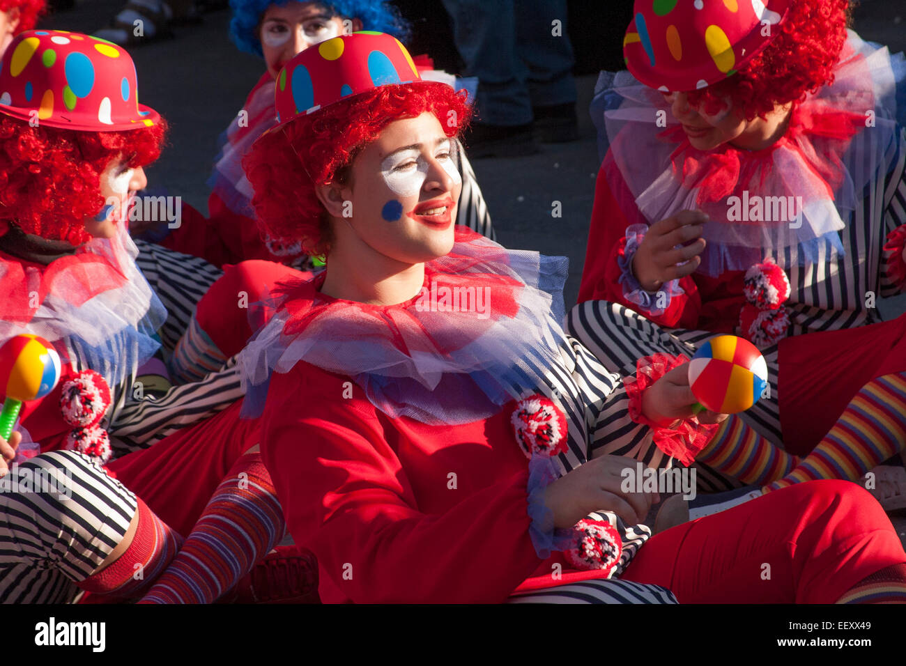 Carnival clowns hi-res stock photography and images - Alamy