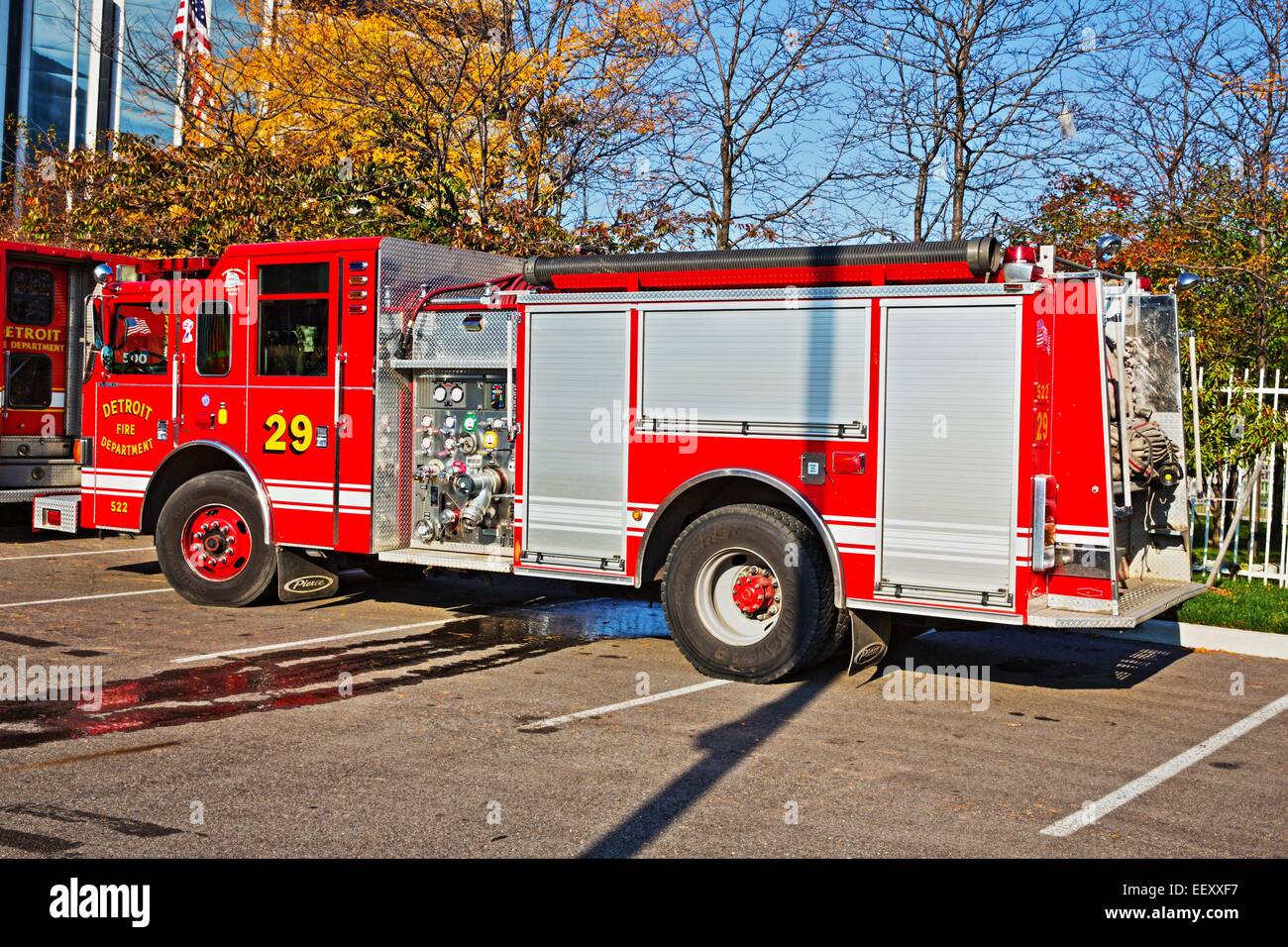Engine Co. of the Detroit Fire Department, Michigan, USA, Oct. 25, 2014 ...